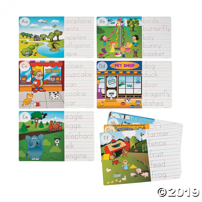 Image Hunt & Write Dry Erase Cards (1 Set(s)) | GlowUniverse.com