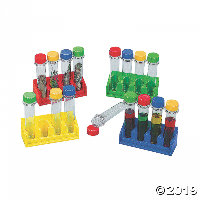 Super Science Test Tubes with Trays (1 Set(s)) | GlowUniverse.com