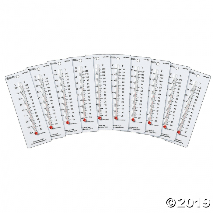 Student Thermometers 10/Pk 2 X 6 (1 Set(s)) | GlowUniverse.com