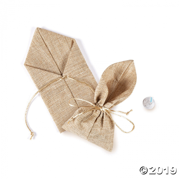 Large Natural Burlap Drawstring Favor Bags (Per Dozen) | GlowUniverse.com