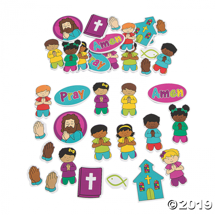 Prayer Self-Adhesive Shapes (72 Piece(s)) | GlowUniverse.com