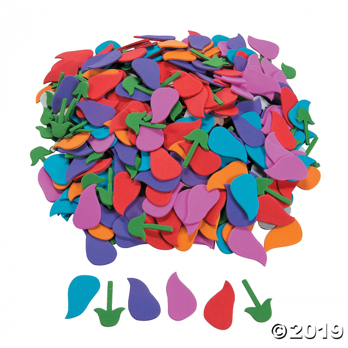 Tulip Foam Shapes (500 Piece(s)) | GlowUniverse.com
