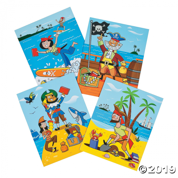 Crazy Pirates Pocket Folders (Per Dozen) | GlowUniverse.com