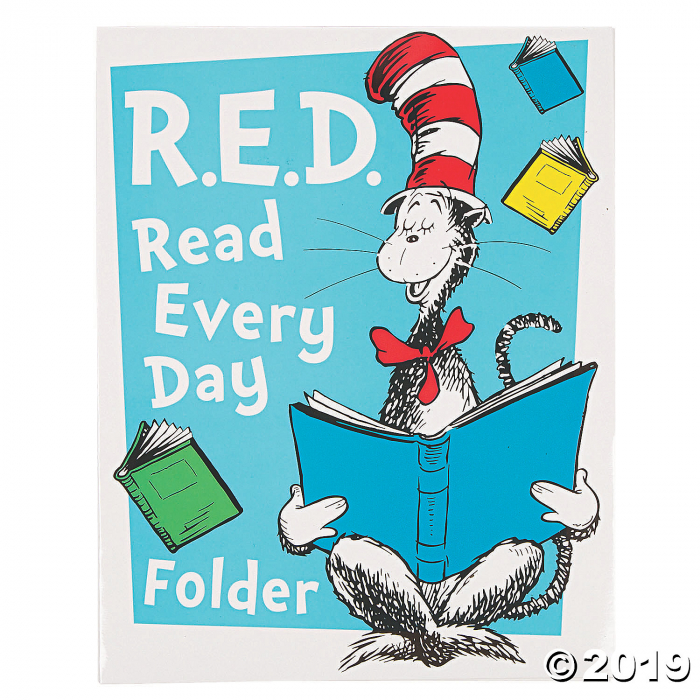 Dr. Seuss Take Home Reading Pocket Folders (Per Dozen) | GlowUniverse.com