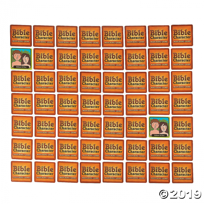 Bible Character Matching Game (1 Set(s)) | GlowUniverse.com