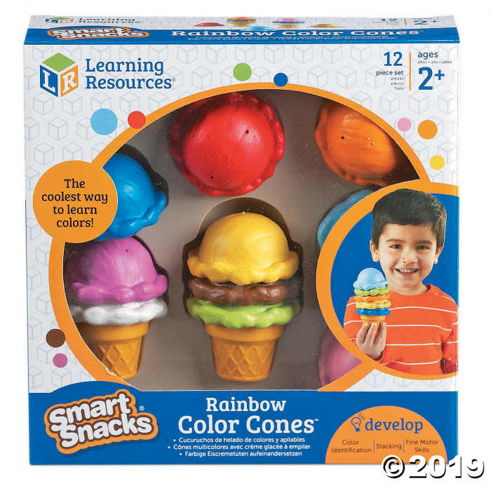 Smart Snacks Rainbow Color Cones (1 Piece(s)) | GlowUniverse.com