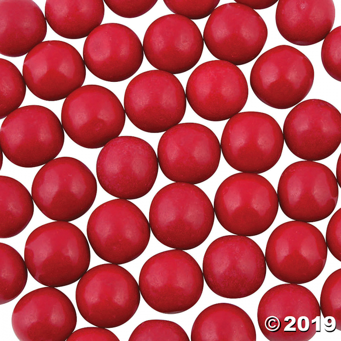 Medium Red Gumballs (165 Piece(s)) | GlowUniverse.com