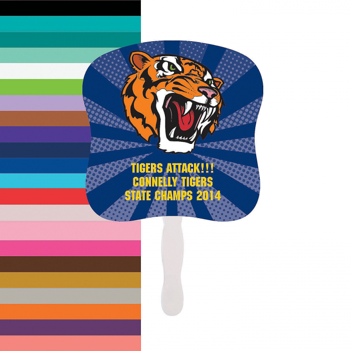 Custom Photo Team Spirit Hand Fans (Per Dozen) | GlowUniverse.com