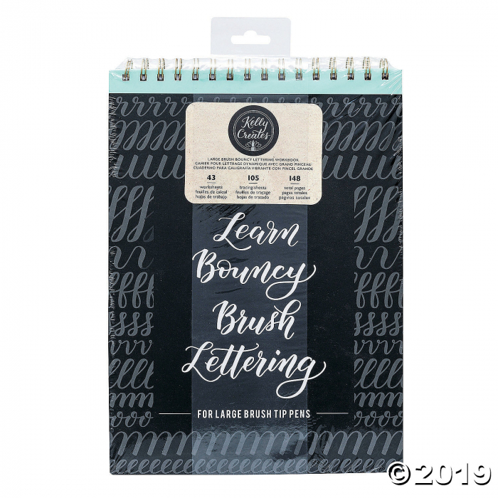 American Crafts Kelly Creates Large Brush Tip Learn Bouncy Lettering ...