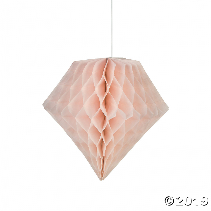 Champagne Diamond Tissue Paper Hanging Decorations (1 Set(s ...