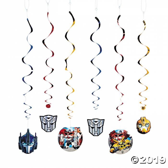 Transformers Swirl Decorations (6 Piece(s)) | GlowUniverse.com