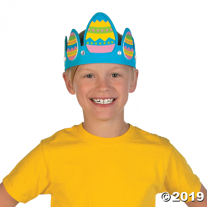 Easter Egg Crown Craft Kit (Makes 12) | GlowUniverse.com