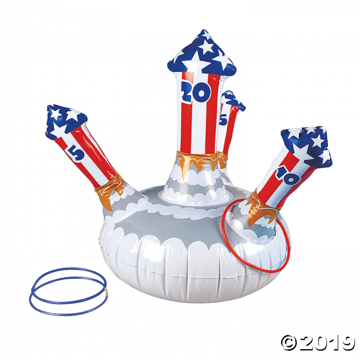 Inflatable Fireworks Ring Toss Game (1 Set(s)) | GlowUniverse.com