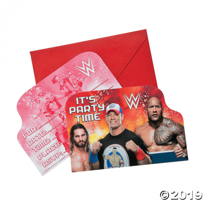 WWE Invitations (8 Piece(s)) | GlowUniverse.com