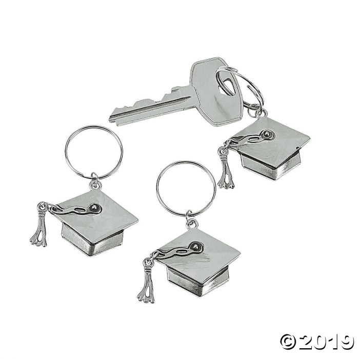 Graduation Cap Keychains (Per Dozen) | GlowUniverse.com