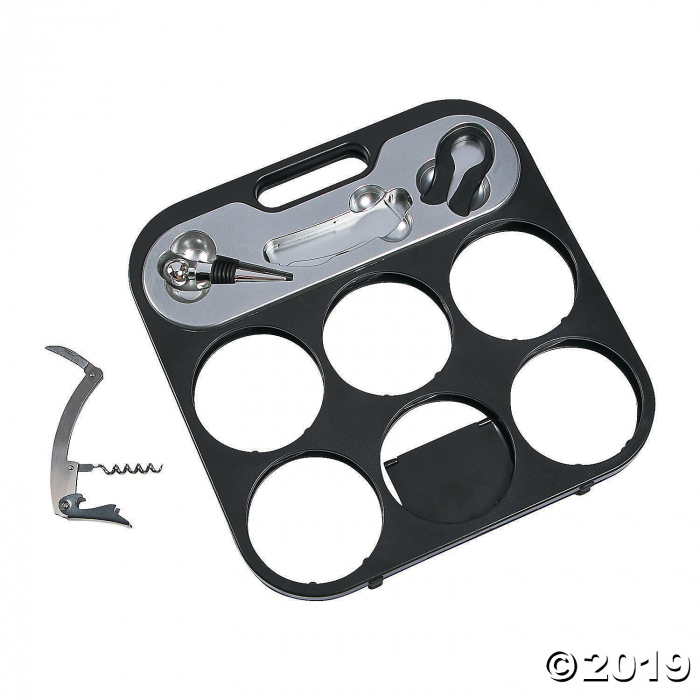 6-Bottle Wine Rack Gift Set (1 Set(s)) | GlowUniverse.com