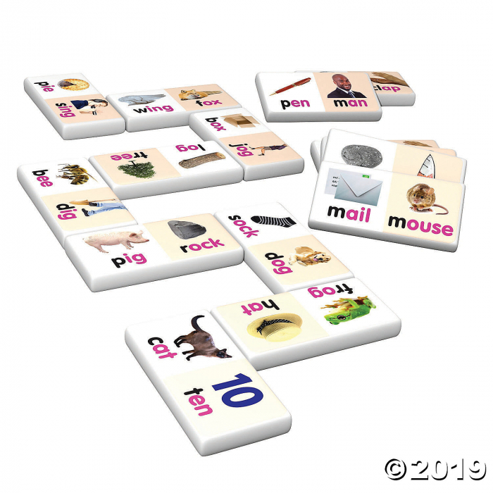 Rhyming Word Dominoes Set (1 Set(s)) | GlowUniverse.com