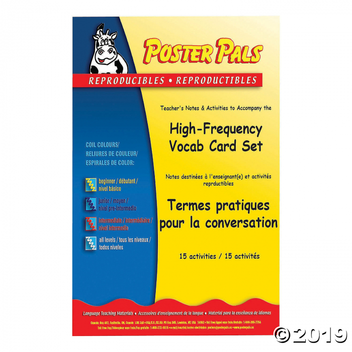 French High-Frequency Vocabulary Card Set (1 Set(s)) | GlowUniverse.com