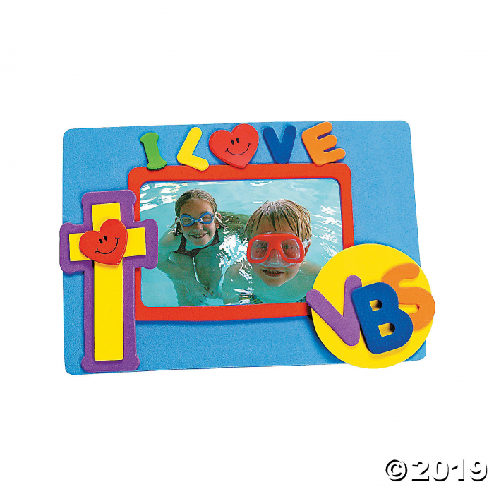 I Love VBS Photo Magnet (Makes 12) | GlowUniverse.com