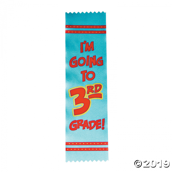 I'm Going to 3rd Grade Graduate Ribbons (Per Dozen) | GlowUniverse.com