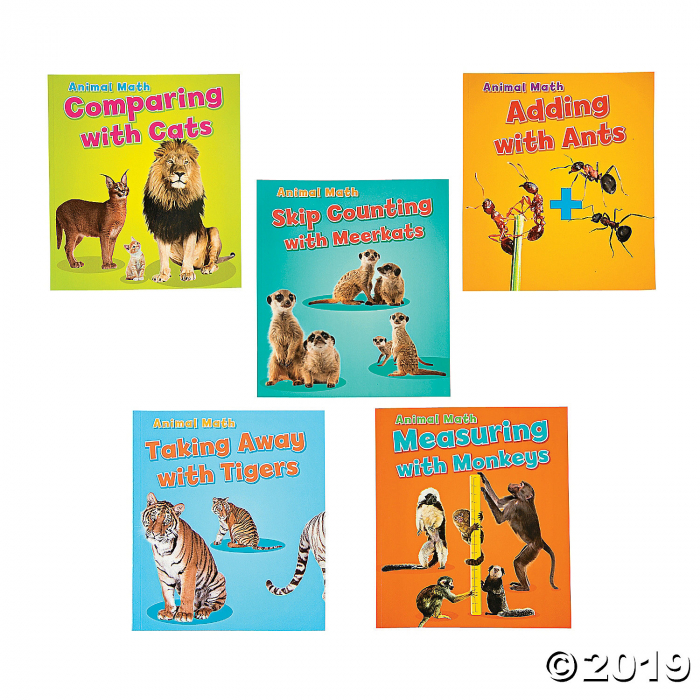 Capstone® Animal Math Books - Set of 5 (1 Set(s)) | GlowUniverse.com