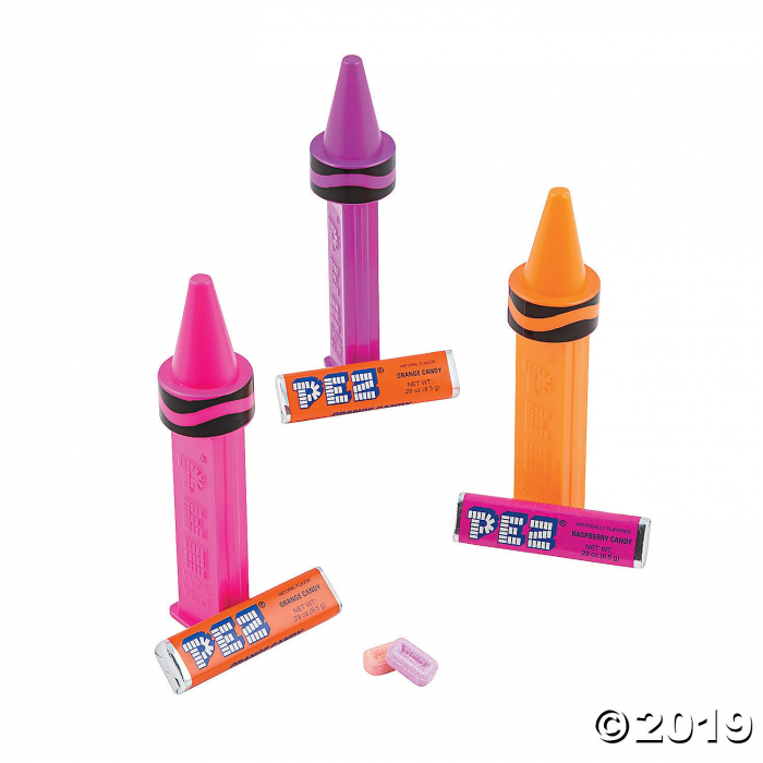 Crayola® PEZ® Dispensers (Per Dozen) | GlowUniverse.com