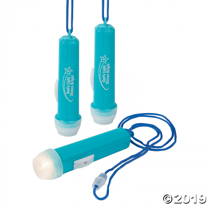 God's Galaxy VBS Flashlights on a Rope (Per Dozen) | GlowUniverse.com