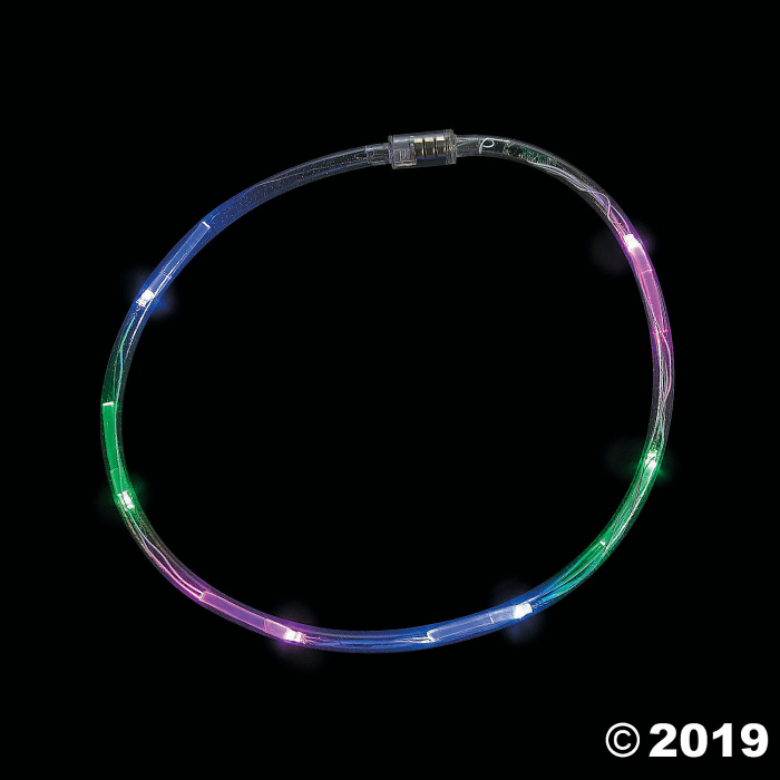 LED Colorful Light-Up Flashing Necklaces (6 Piece(s)) | GlowUniverse.com