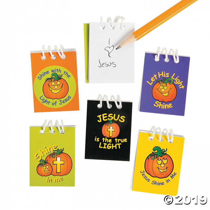 Christian Pumpkin Mini Notepads (48 Piece(s)) | GlowUniverse.com