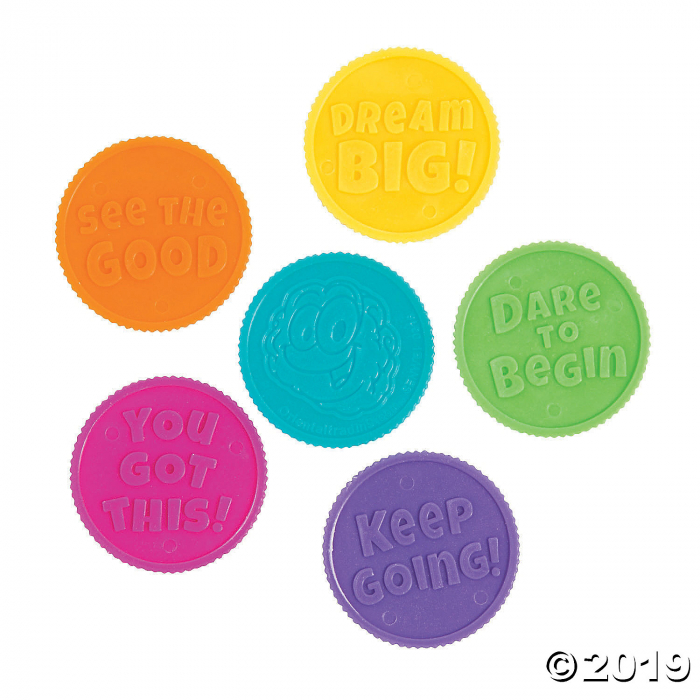 Growth Mindset Coins (144 Piece(s)) | GlowUniverse.com