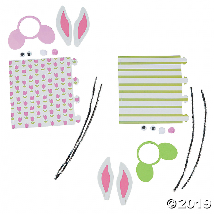 3D Bunny Craft Kit (Makes 12) | GlowUniverse.com