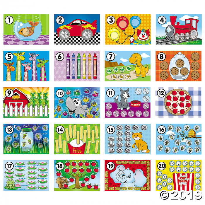 Counting Mats (20 Piece(s)) | GlowUniverse.com