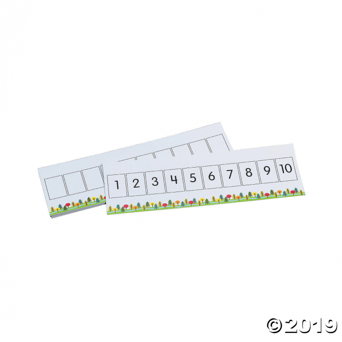1-10 Number Paths, Set of 10 (1 Set(s)) | GlowUniverse.com