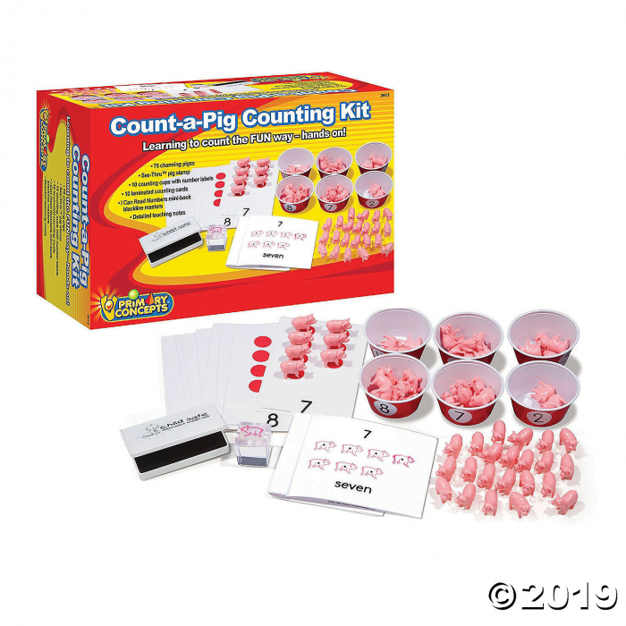 Count-a-Pig Counting Kit (1 Piece(s)) | GlowUniverse.com