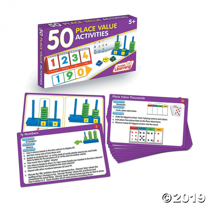 50 Place Value Activities (Activity Cards Set) (1 Piece(s ...