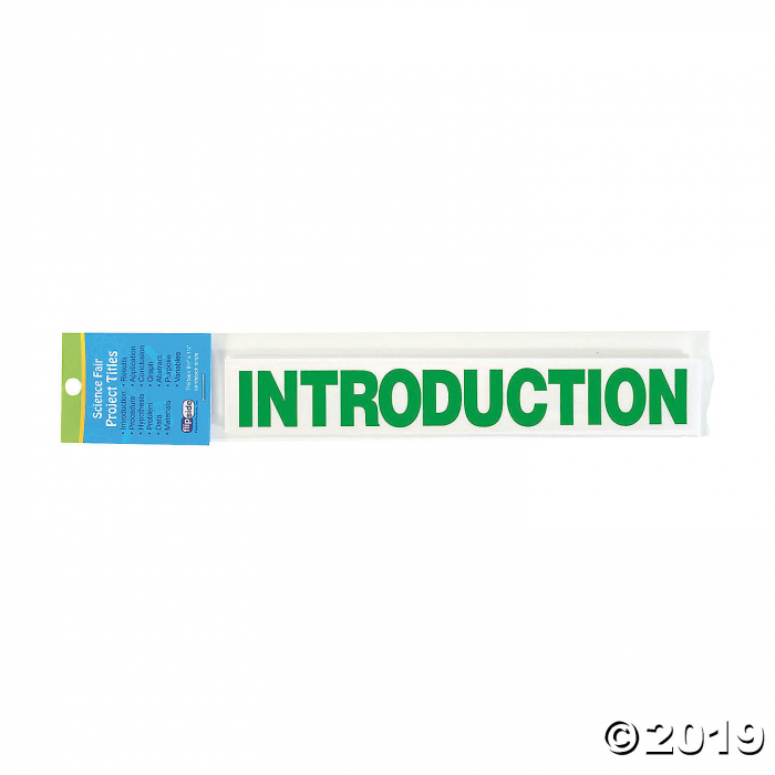Science Fair Project Titles - Green, 12pk (12 Piece(s)) | GlowUniverse.com