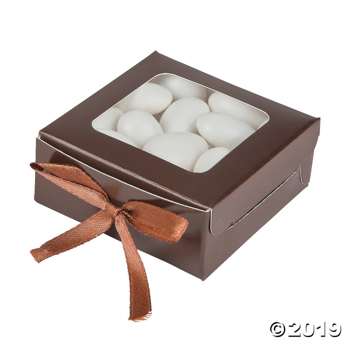 Chocolate Shadow Favor Boxes (24 Piece(s)) | GlowUniverse.com