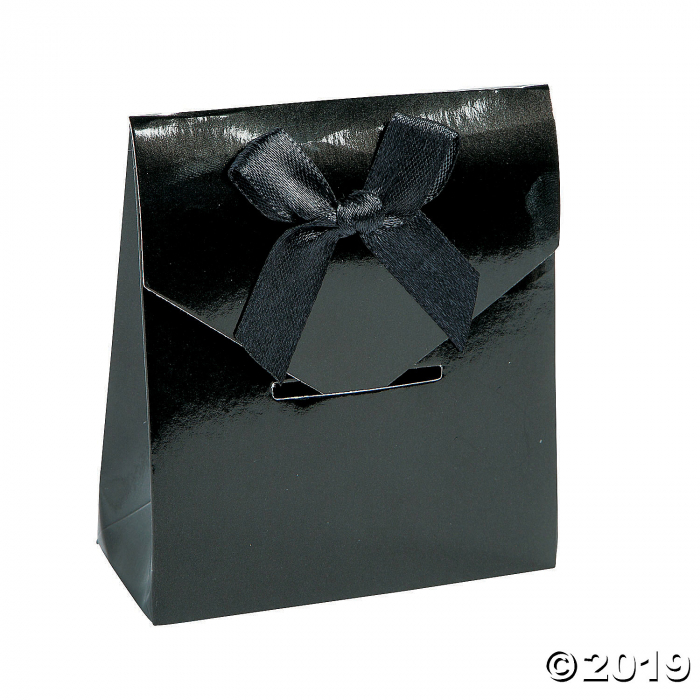 Black Tented Favor Boxes (24 Piece(s)) | GlowUniverse.com
