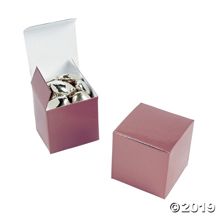 Mini Rose Gold Favor Boxes (1 Unit(s)) | GlowUniverse.com