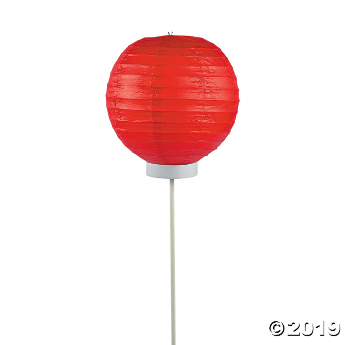 Red Light-Up Paper Lantern Balloons (3 Piece(s)) | GlowUniverse.com
