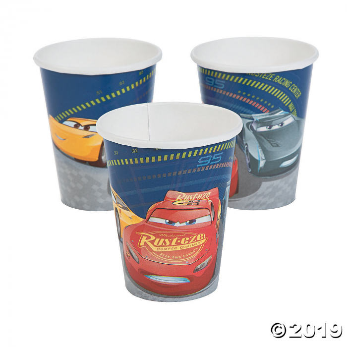 Cars 3 Paper Cups (8 Piece(s)) | GlowUniverse.com