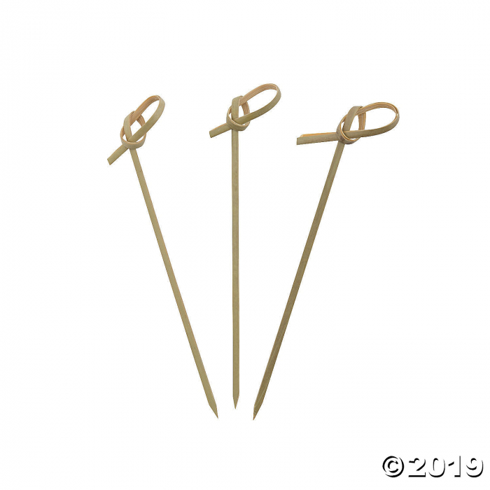 Small Bamboo Knot Picks (100 Piece(s)) | GlowUniverse.com