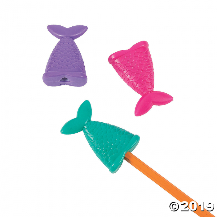 Mermaid Pencil Sharpeners (Per Dozen) | GlowUniverse.com