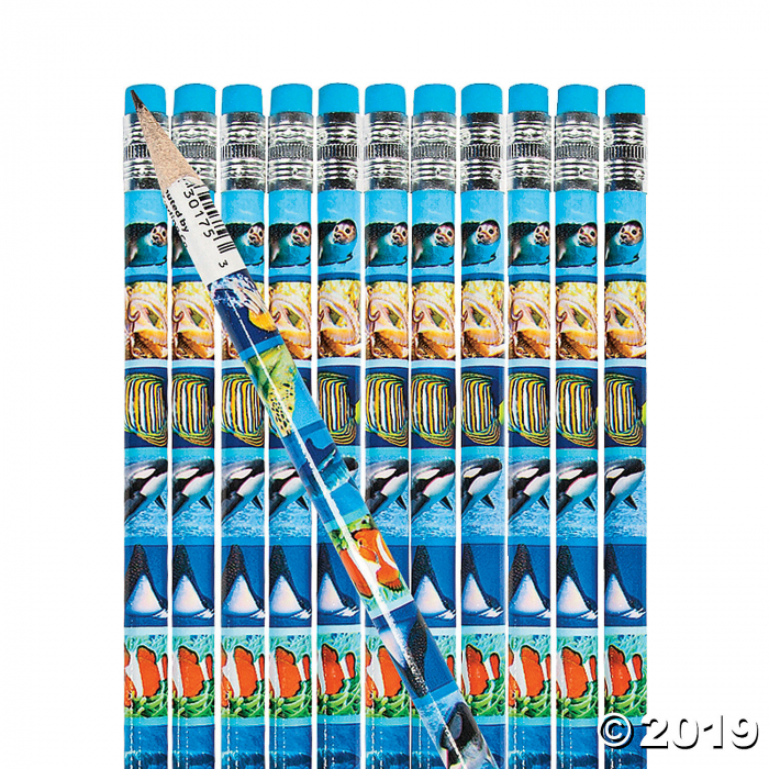Ocean Life Pencils (24 Piece(s)) | GlowUniverse.com