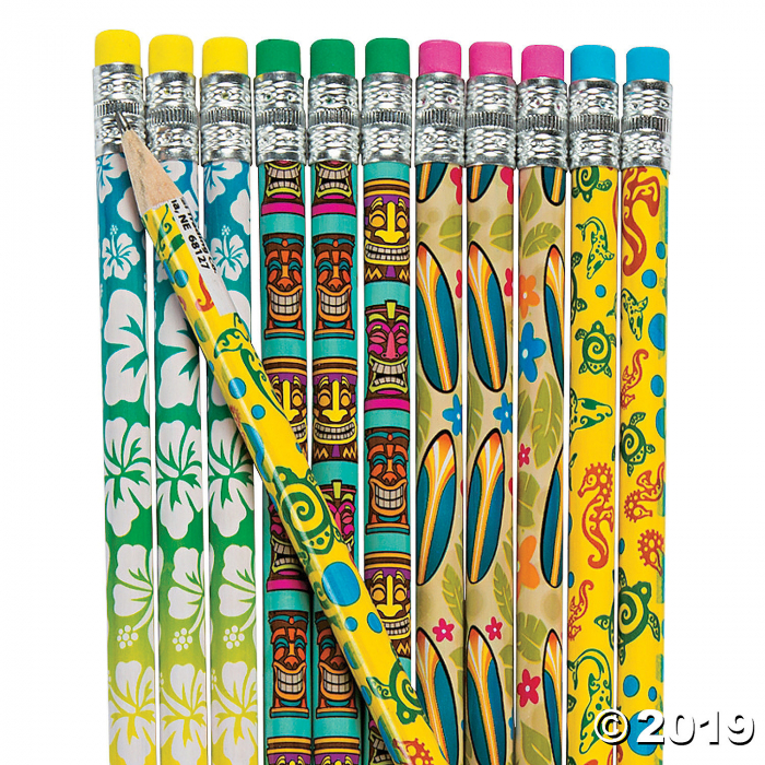 Luau Pencils (24 Piece(s)) | GlowUniverse.com