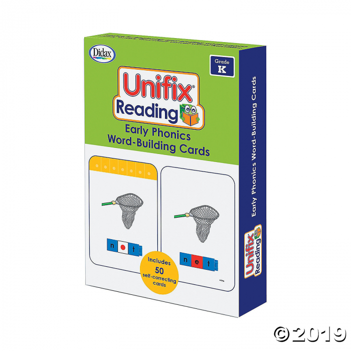 Unifix® Reading: Early Phonics Word Building Cards (1 Set(s ...