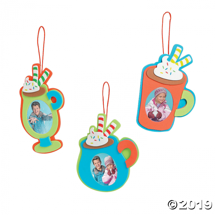 Hot Cocoa Picture Frame Ornament Craft Kit (1 Unit(s)) | GlowUniverse.com