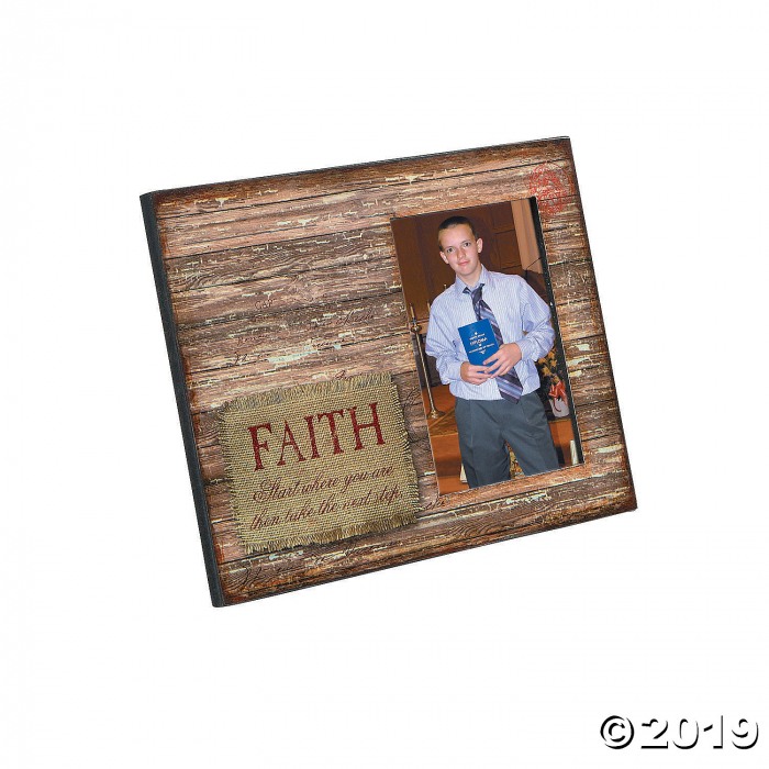Rustic Faith Picture Frame (1 Piece(s)) | GlowUniverse.com