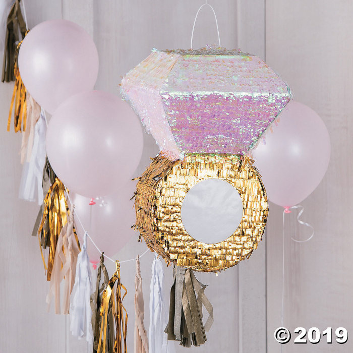 Metallic Diamond Ring Piñata (1 Piece(s)) | GlowUniverse.com