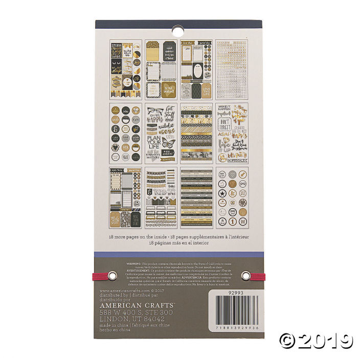 American Crafts Elegant Journal Sticker Book (1673 Piece(s ...